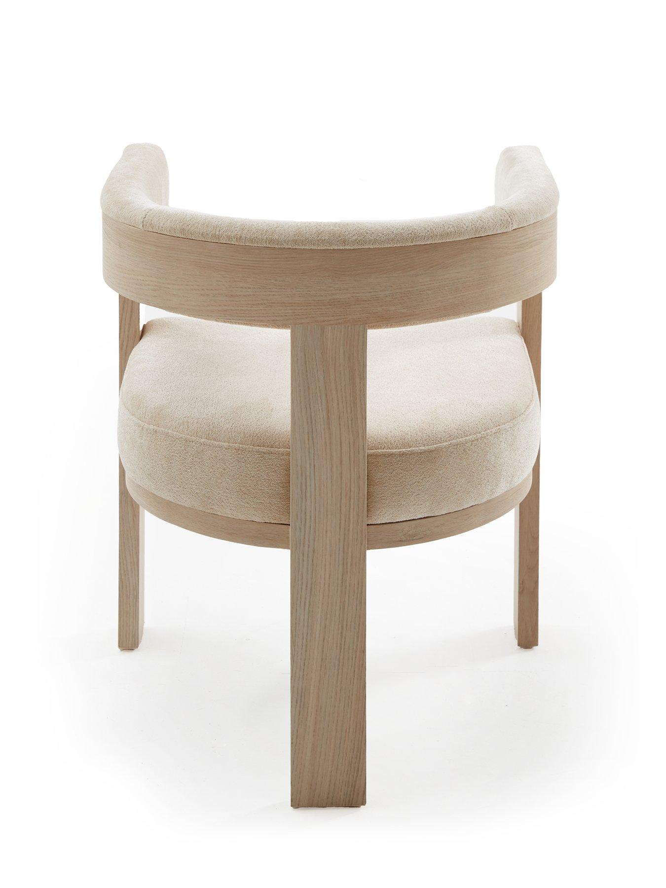 The Very Collection Arley Dining Chair - White Wash Oak/Natural - FSC ...
