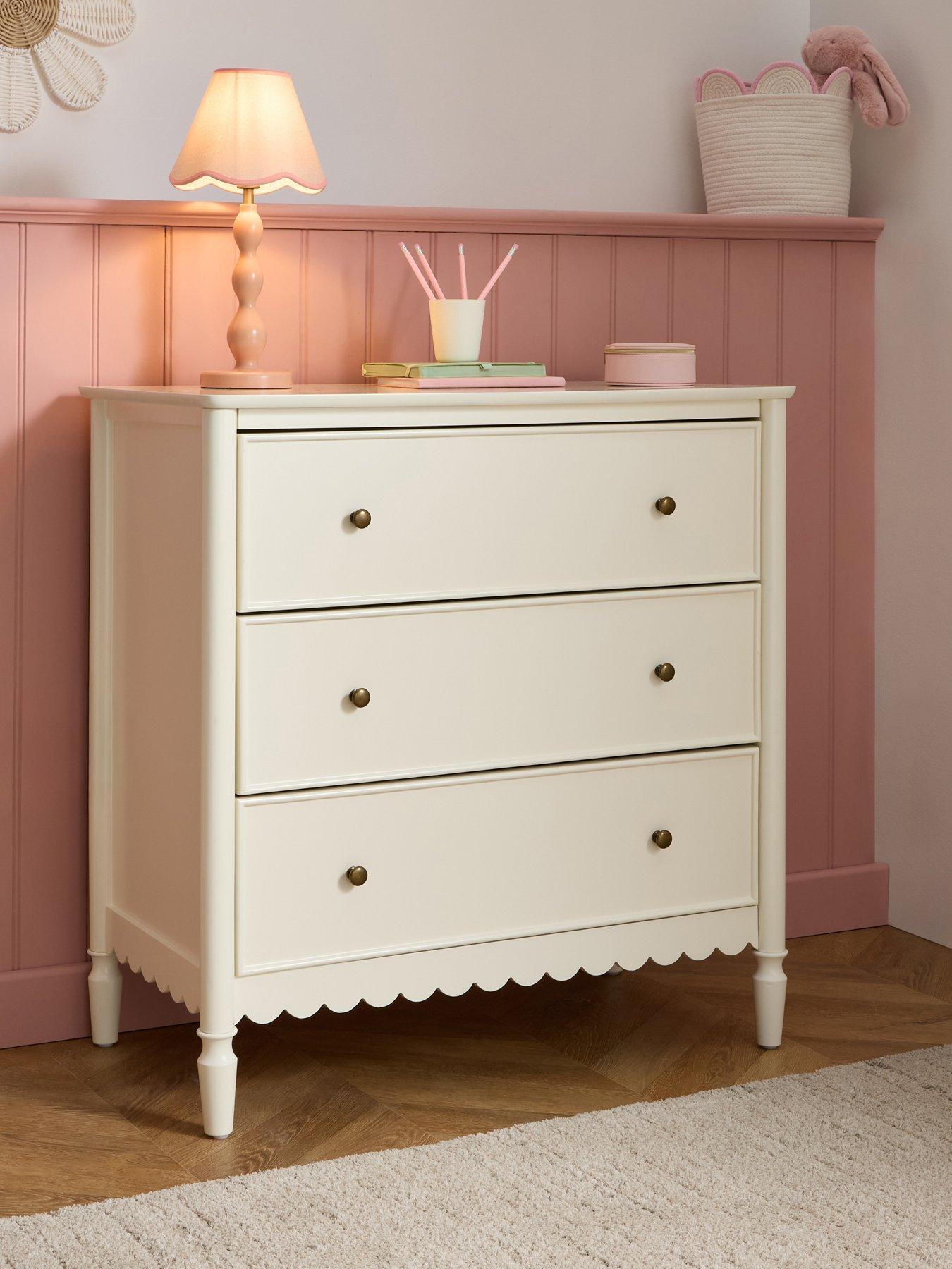The Very Collection New Scallop 3 Drawer Chest - FSC® Certified | Very