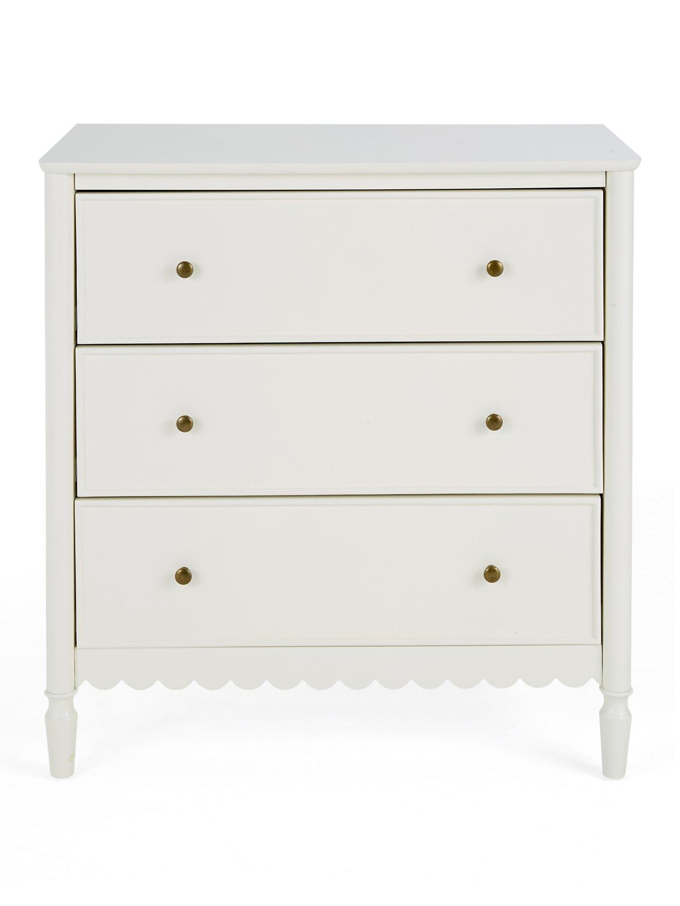 The Very Collection New Scallop 3 Drawer Chest - FSC® Certified | Very