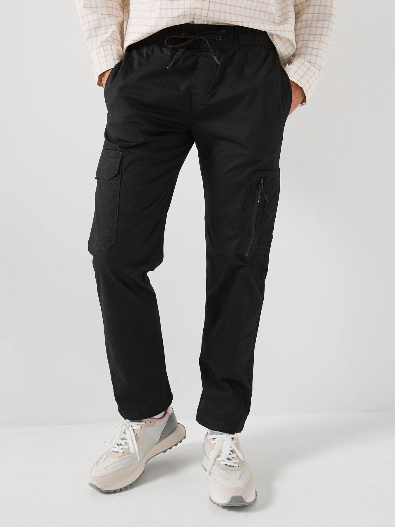 Jack & Jones Kane River Tech Trousers - Black | Very