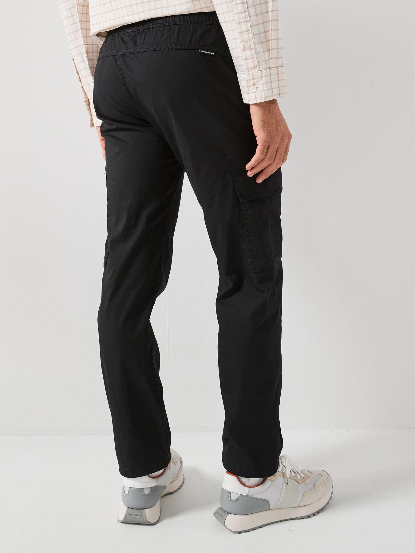 Jack & Jones Kane River Tech Trousers - Black | Very