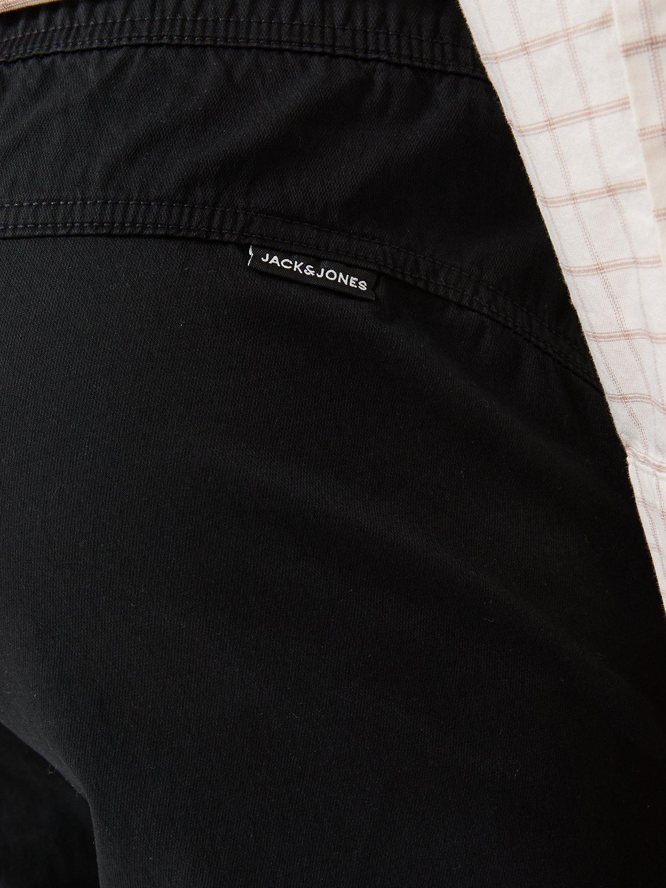 Jack & Jones Kane River Tech Trousers - Black | Very