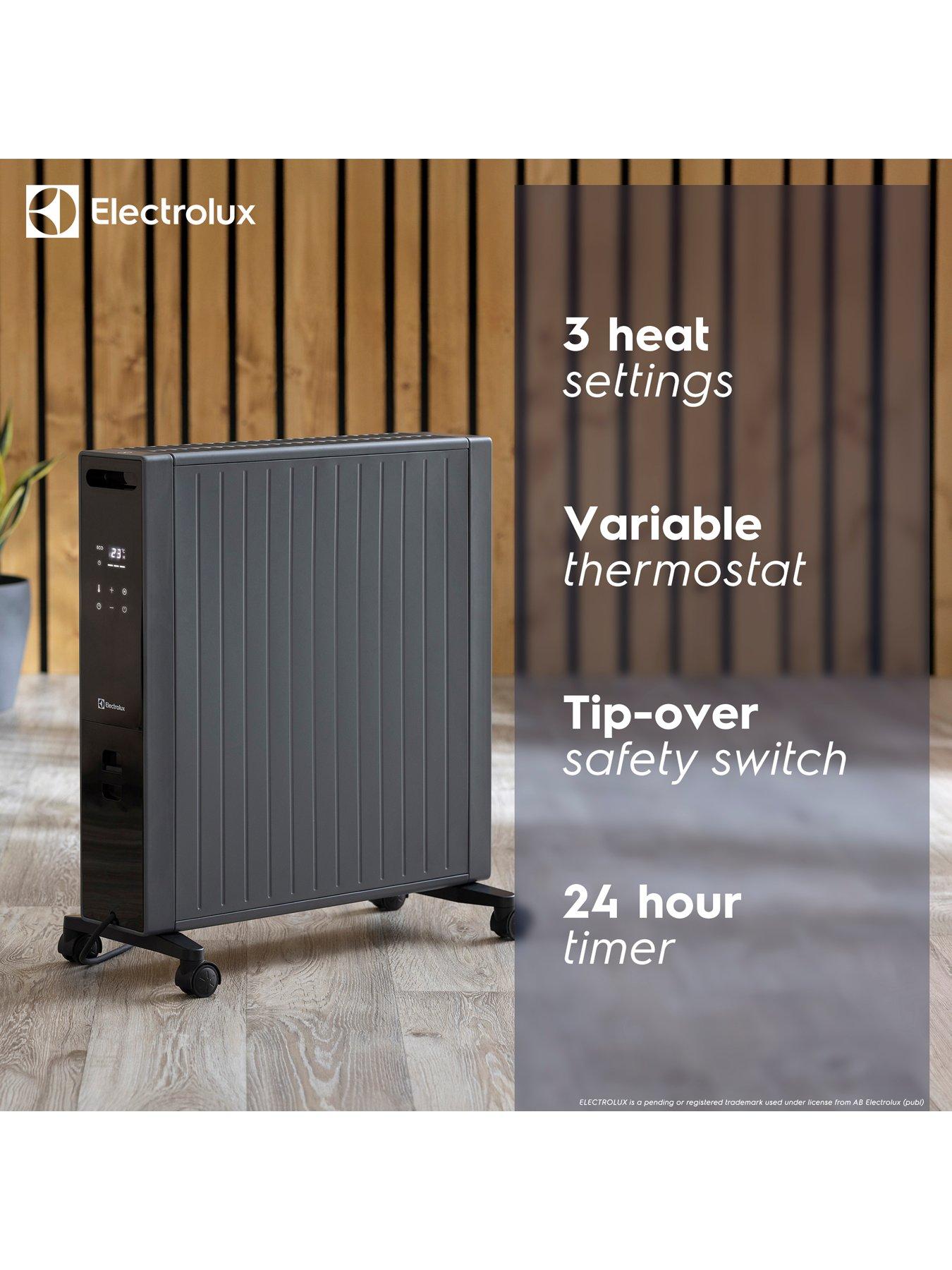 Electrolux 2000W Oil Free Radiator - Matte Grey | Very