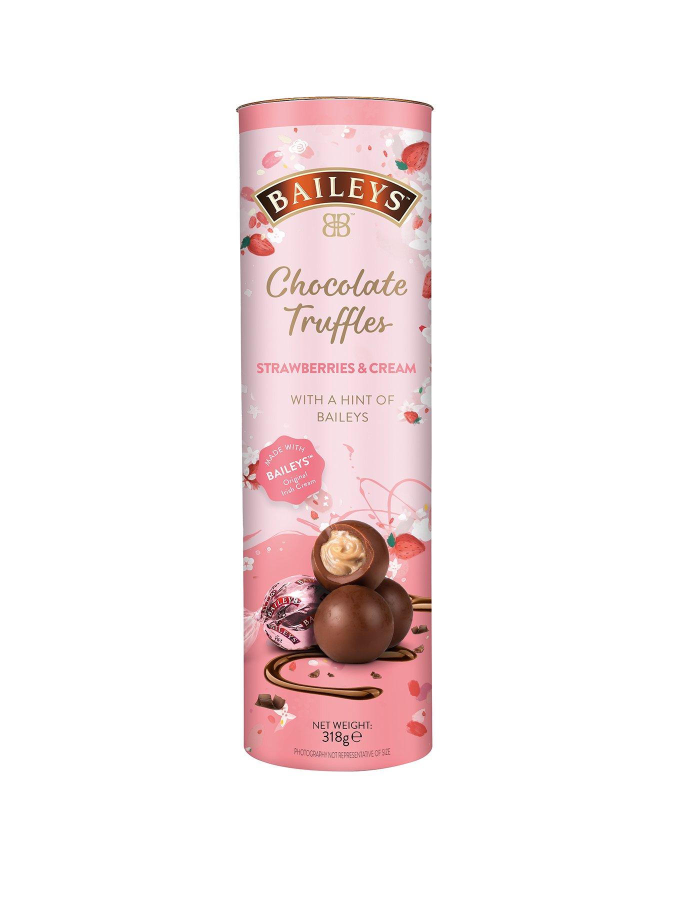Baileys milk chocolate strawberries & cream twist truffles in tube | Very