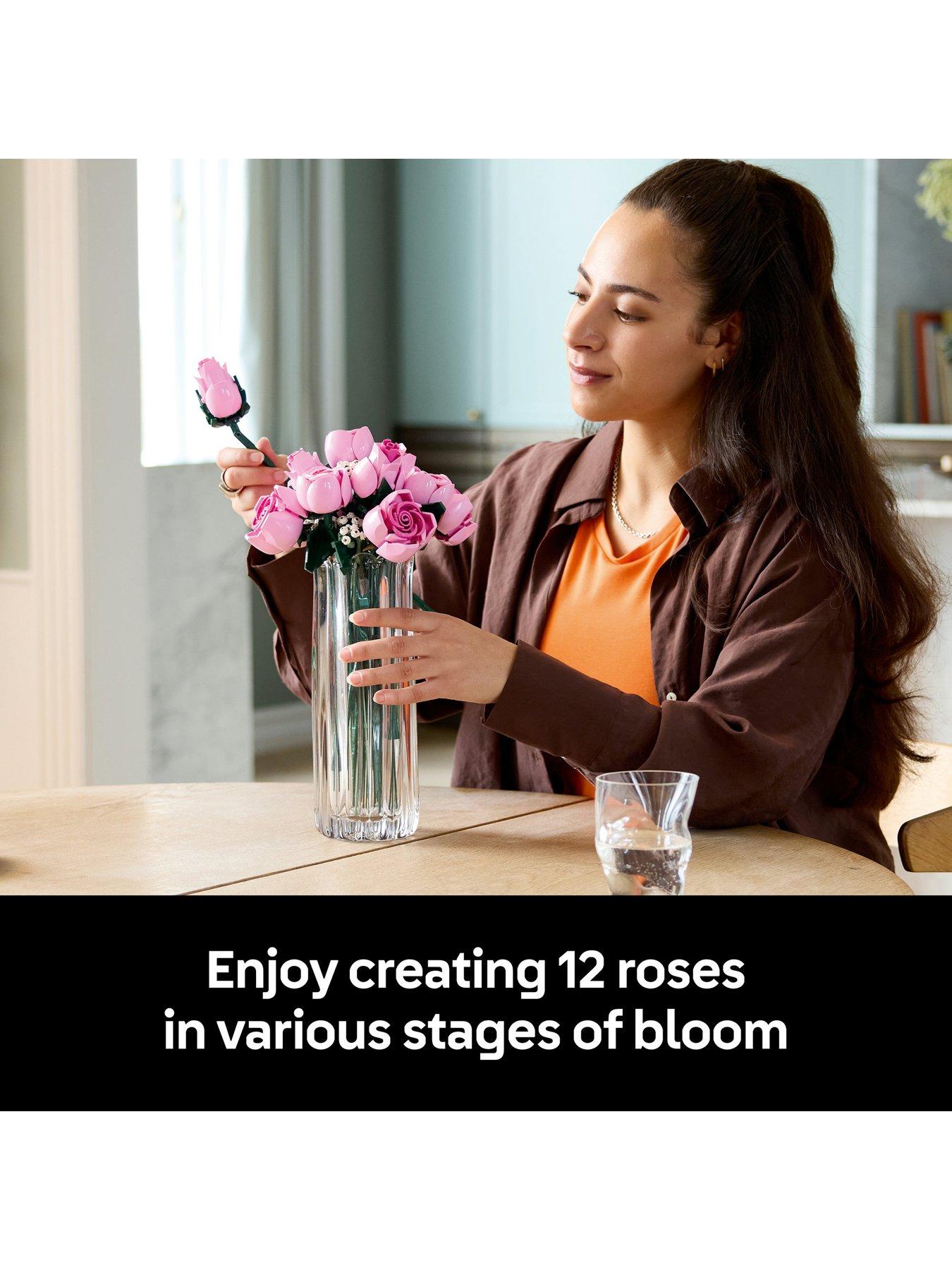 LEGO Botanical Bouquet of Pink Roses Set 10374 | Very