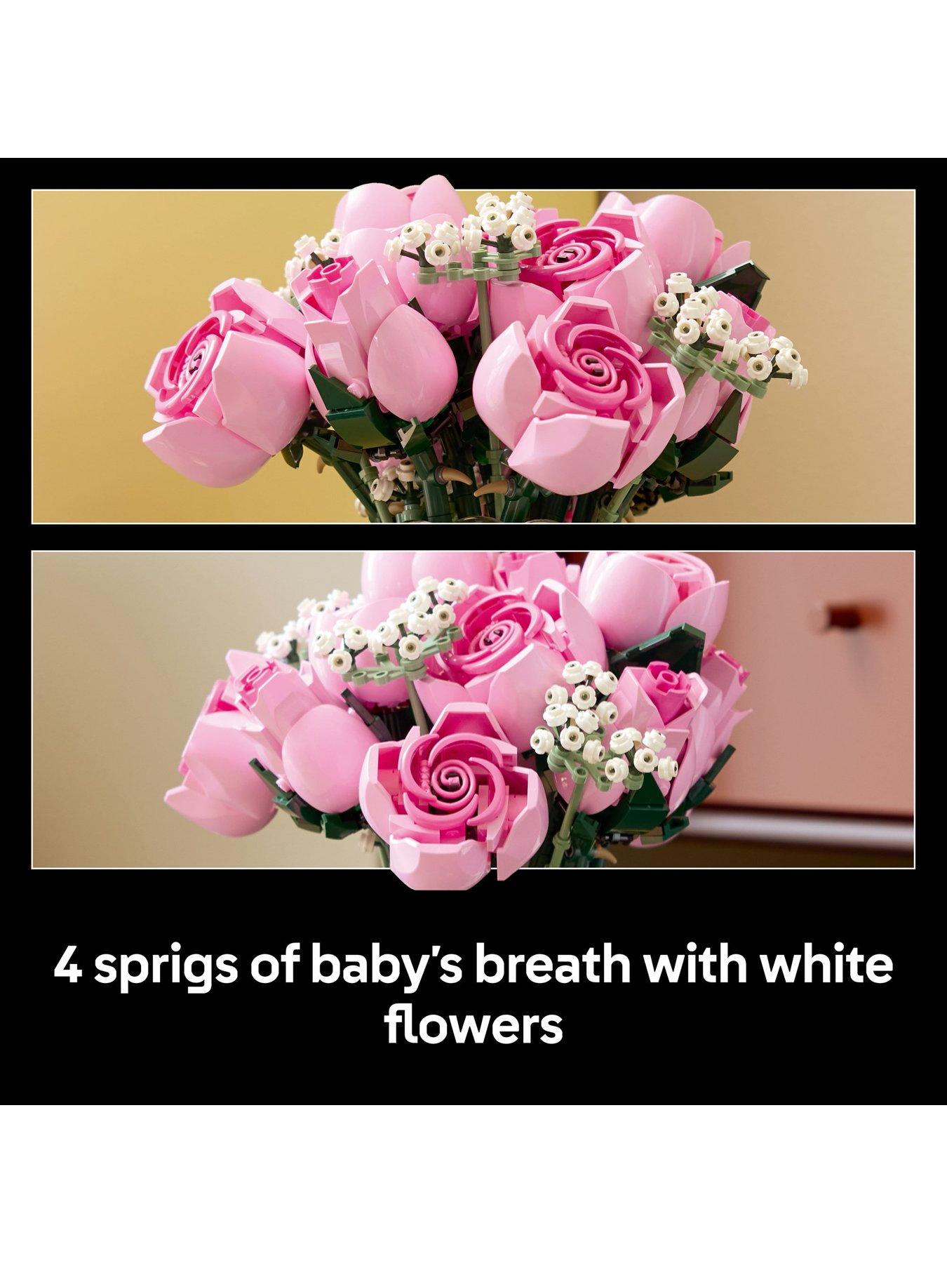 LEGO Botanical Bouquet of Pink Roses Set 10374 | Very