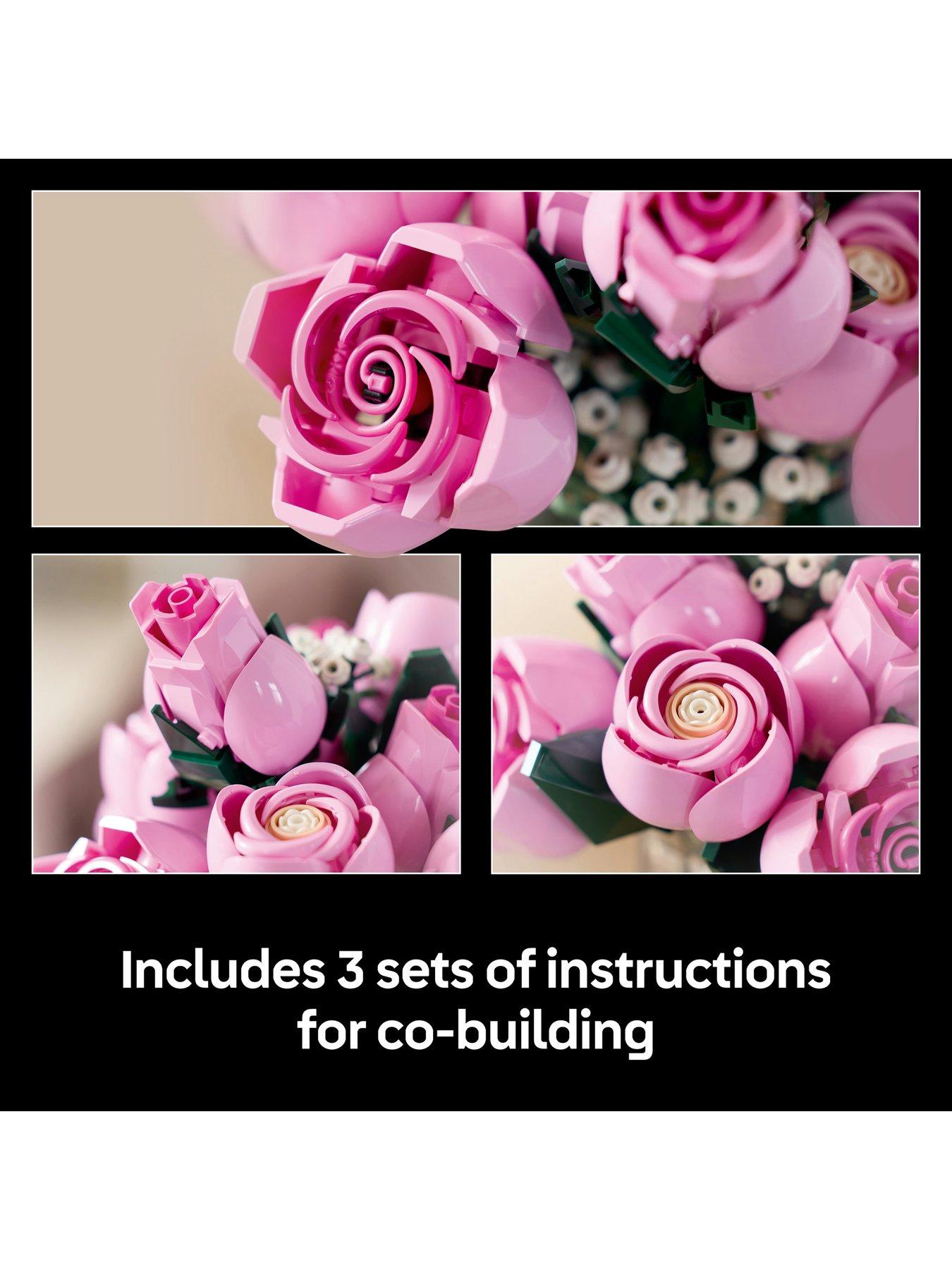 LEGO Botanical Bouquet of Pink Roses Set 10374 | Very