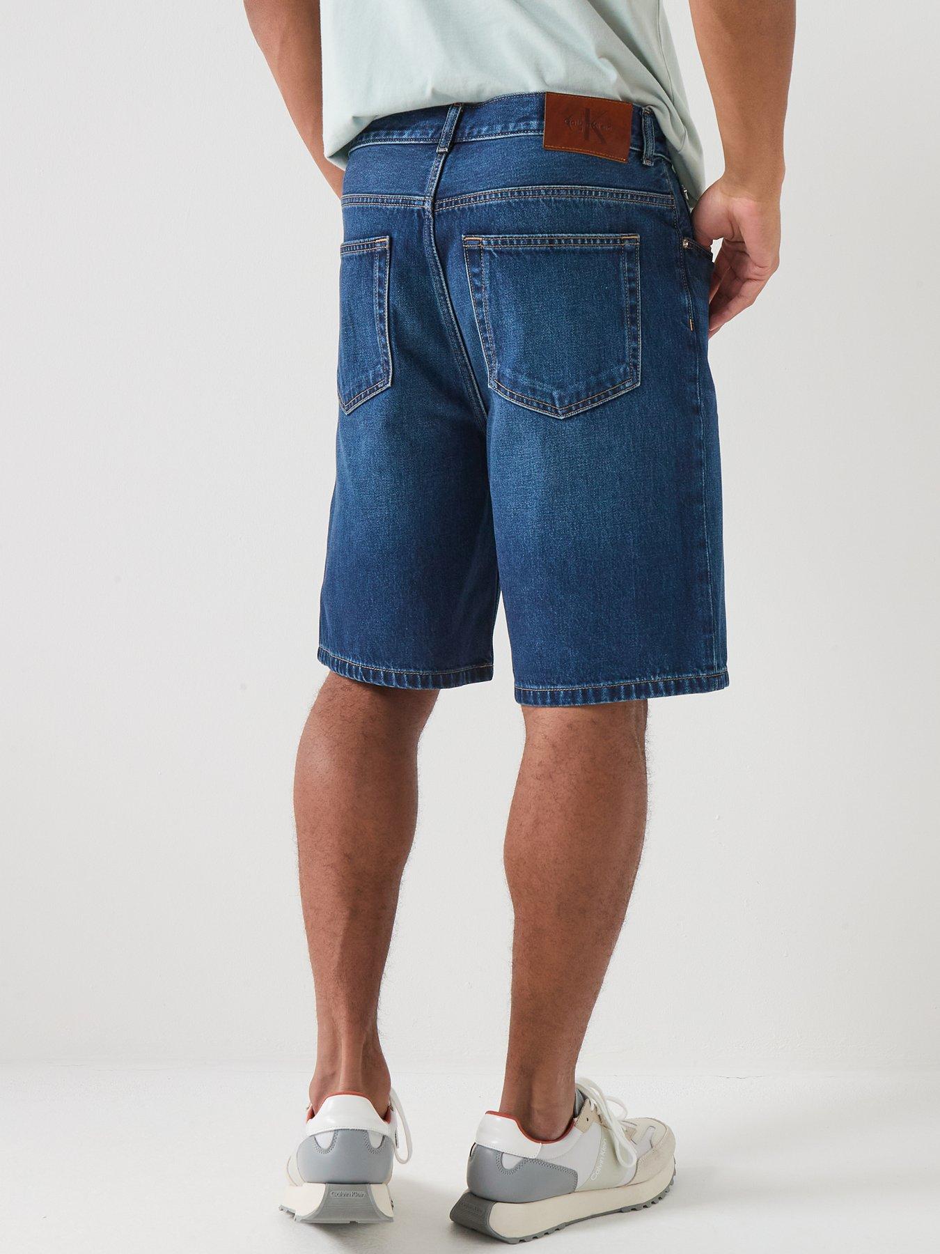 Calvin Klein Jeans 90S Relaxed Fit Oil Slick Denim Shorts - Oil Slick ...
