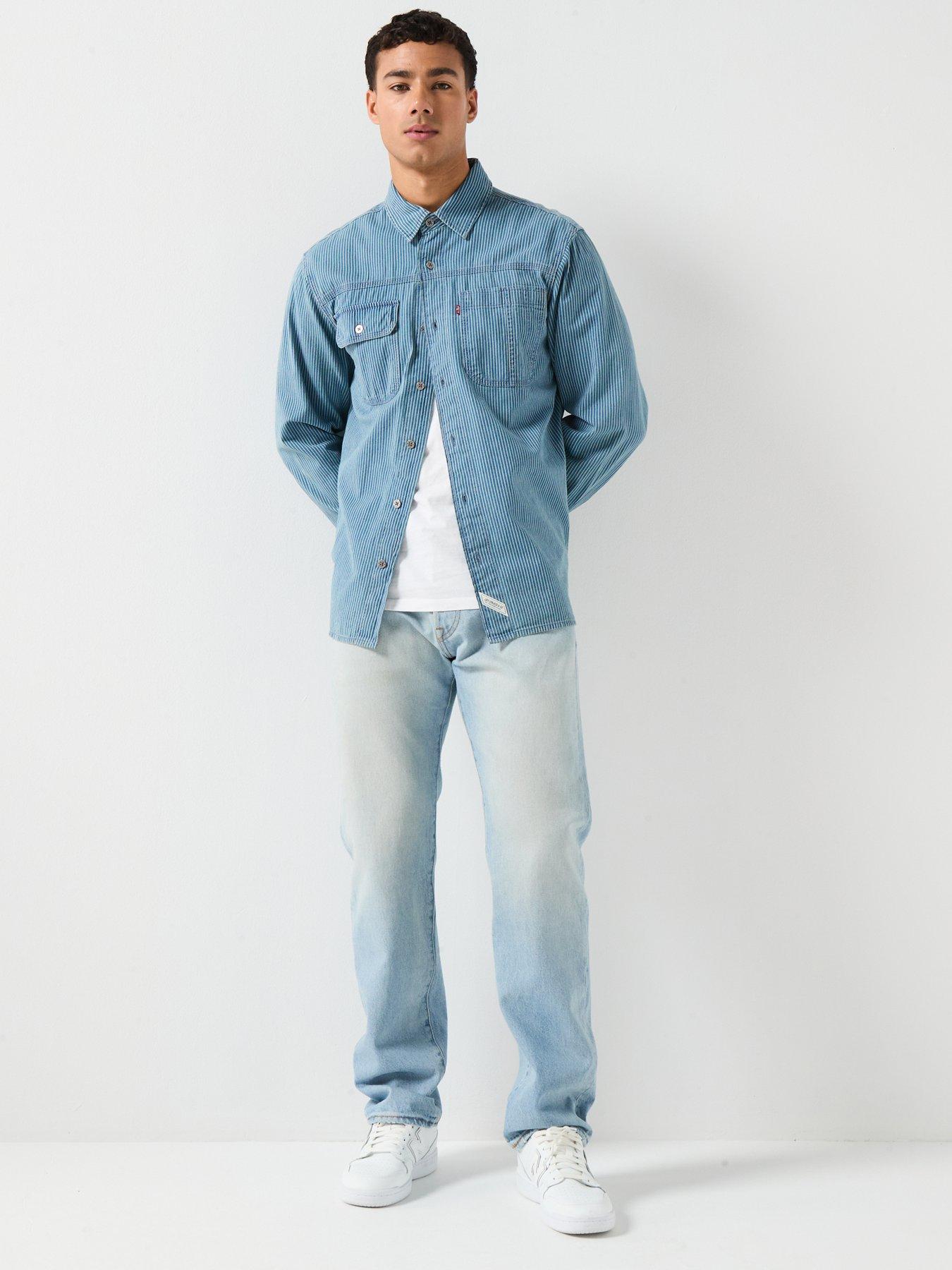Levi's 501 Relaxed Fit Jean - See Through - Light Blue | Very
