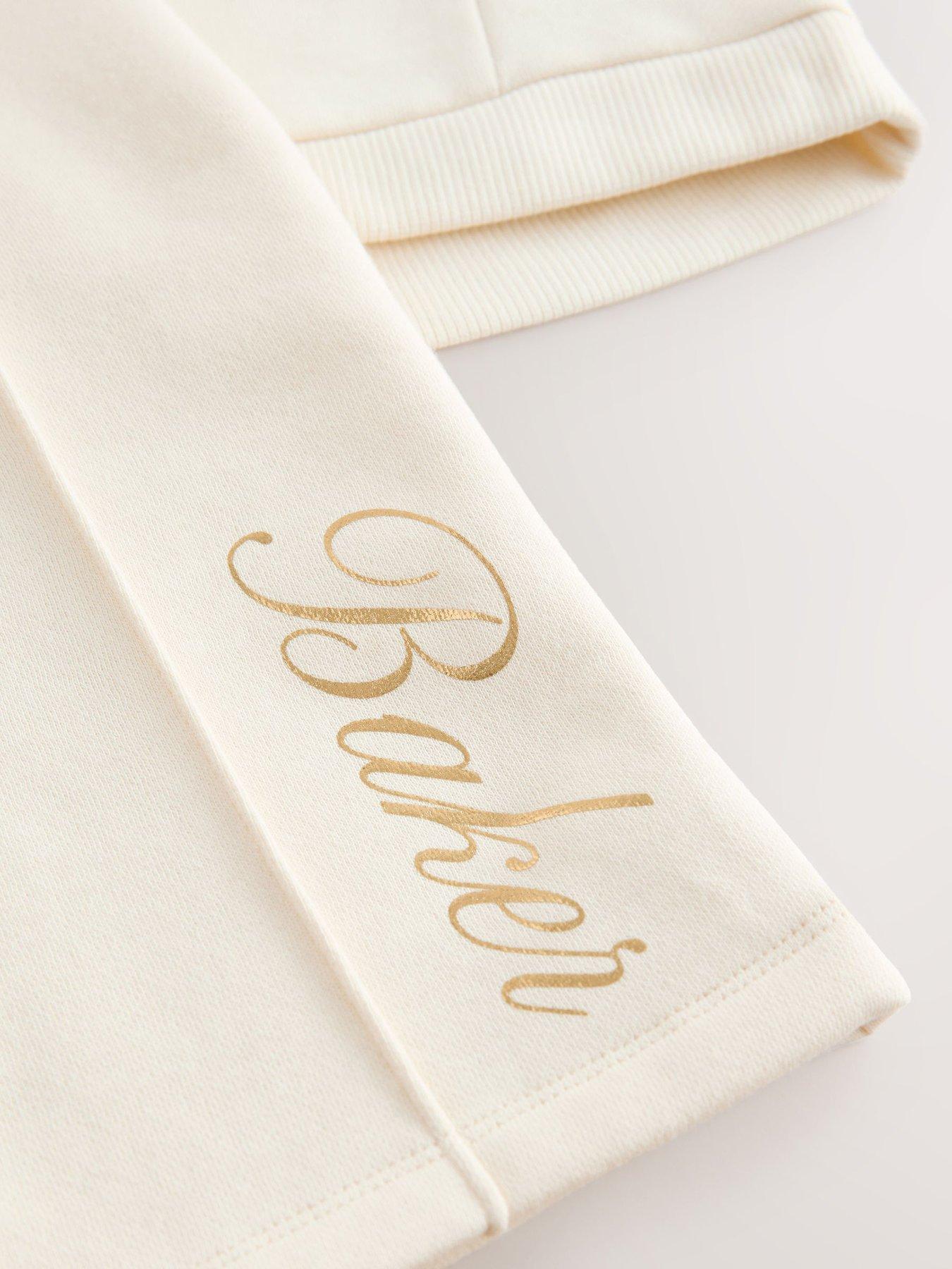 Ted Baker Younger Girls Frill Graphic Set - Cream | Very