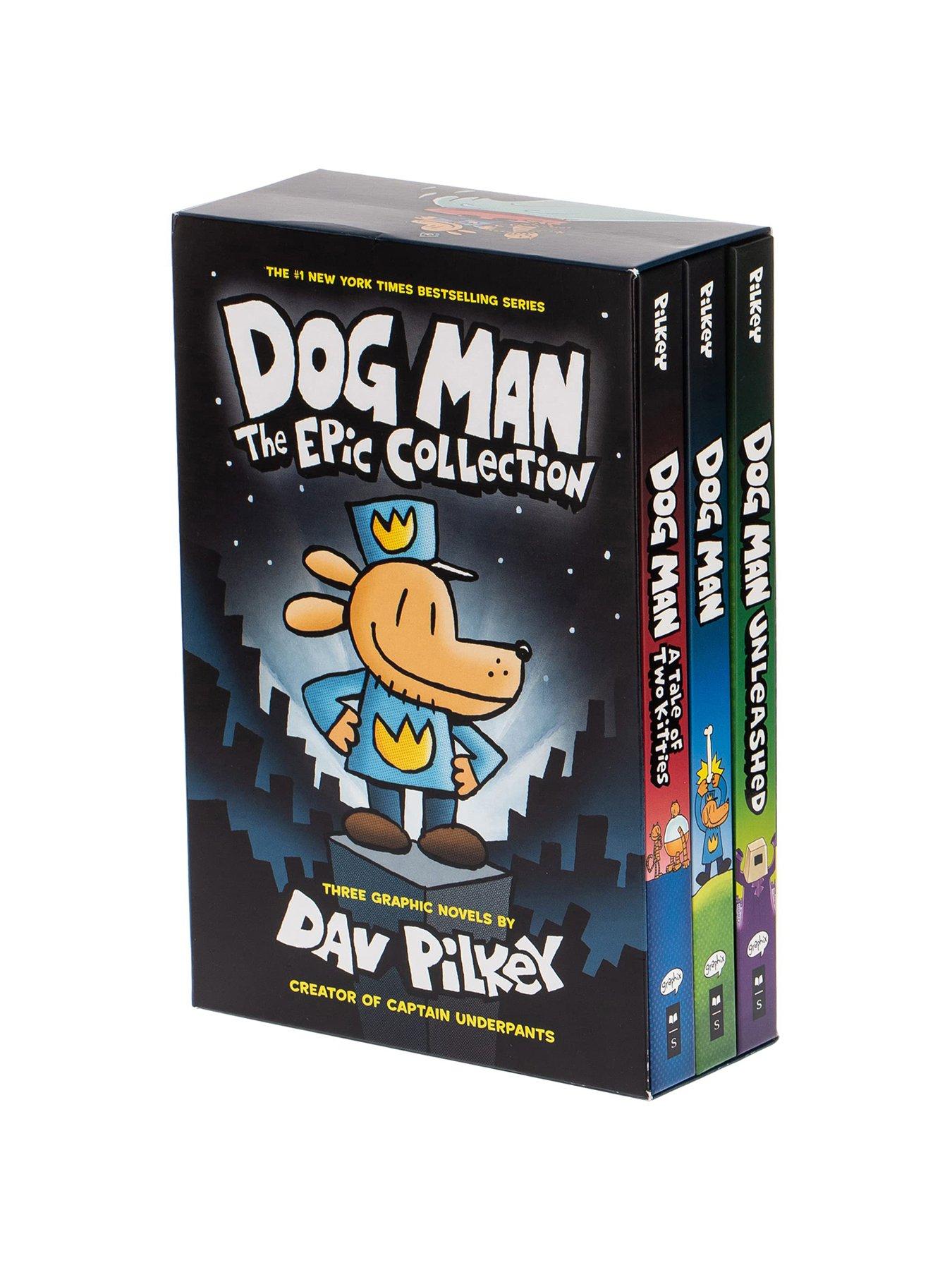 Dog Man The Epic Collection Book Set Volumes 1-3 | Very