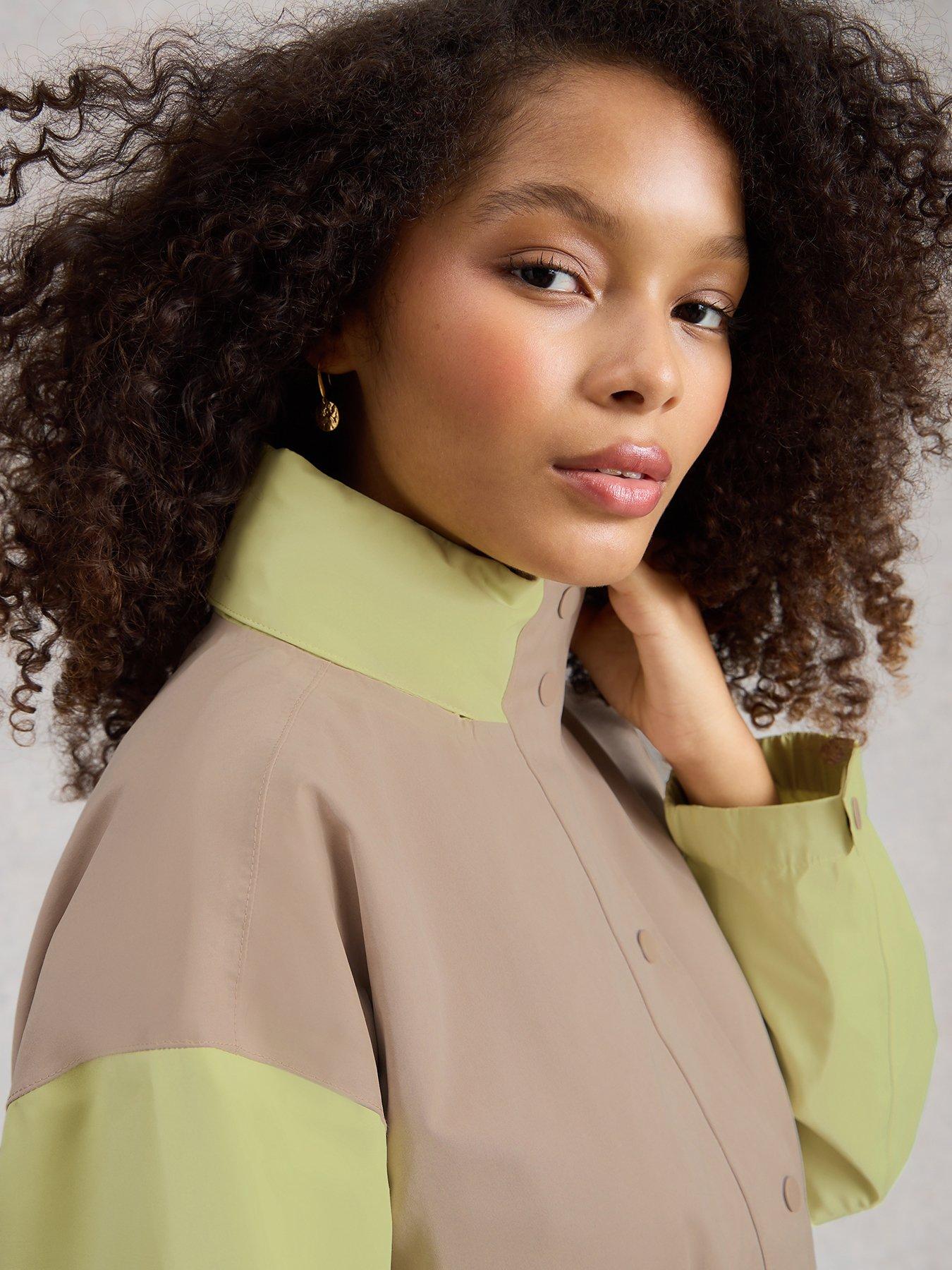 White Stuff Beth Waterproof Coat - Green | Very