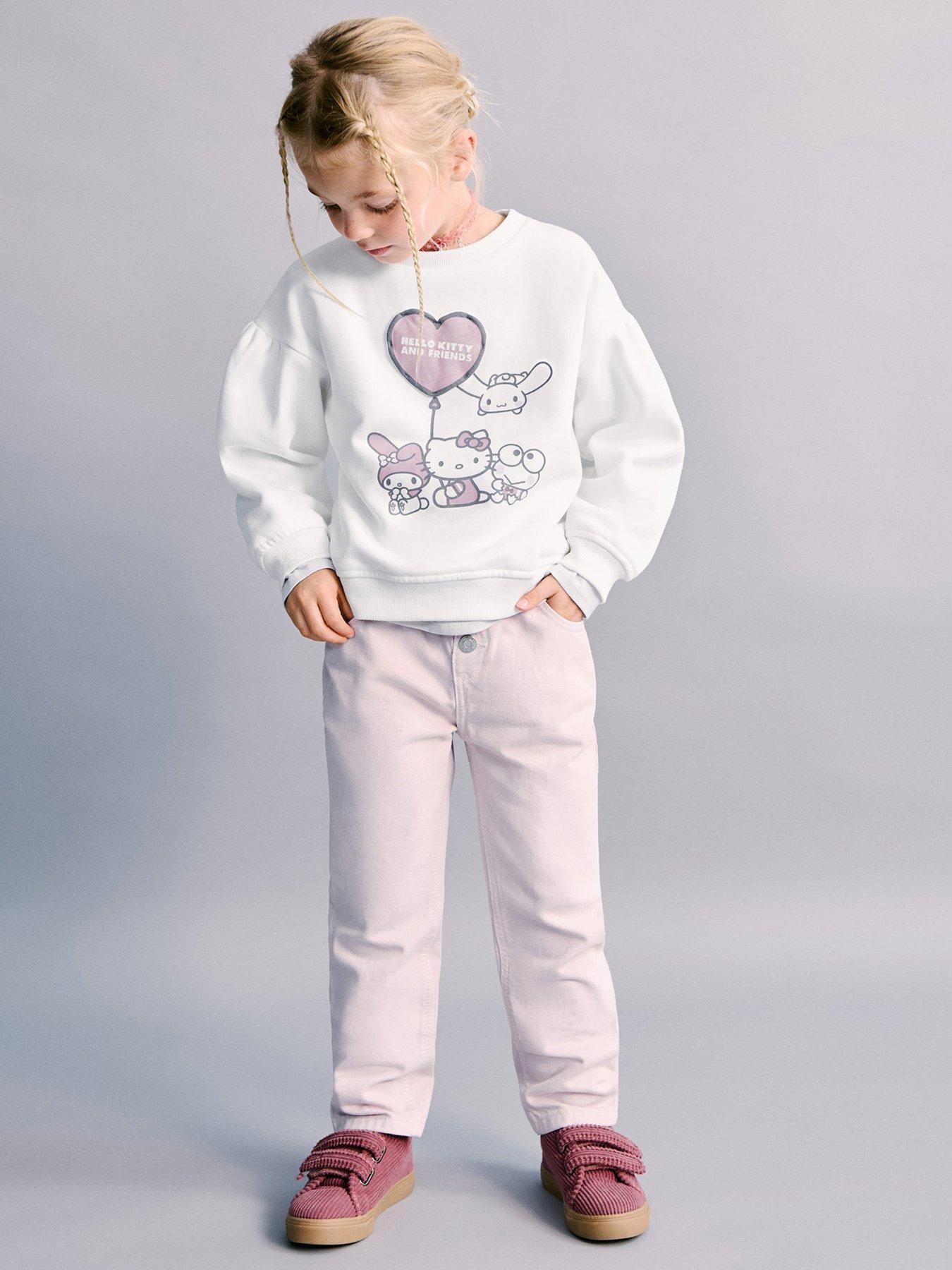 Mango Younger Girls Hello Kitty Sweatshirt - Light Cream | Very