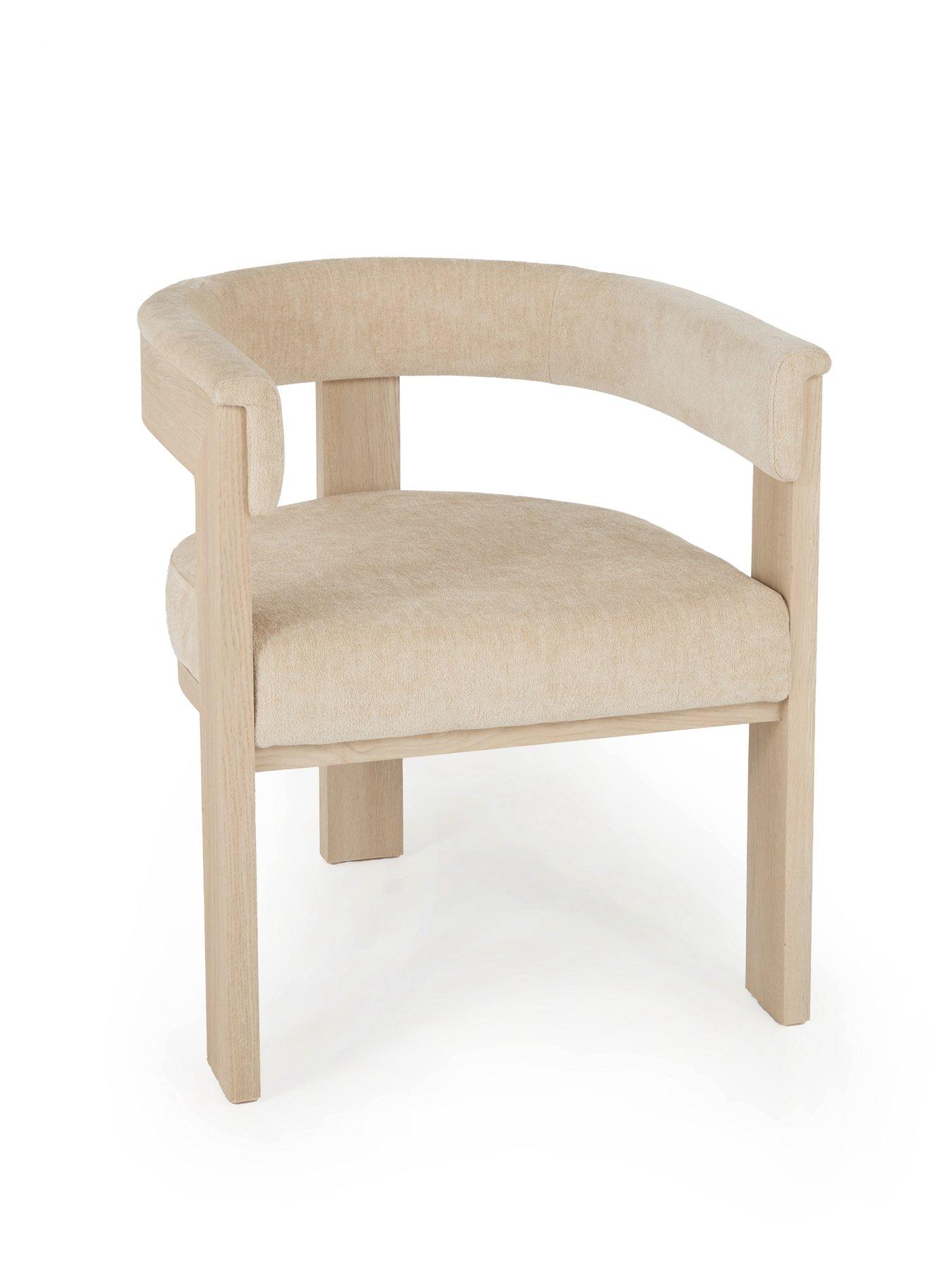 The Very Collection Arley 120 cm Round Dining Table + 4 Arley Chairs ...