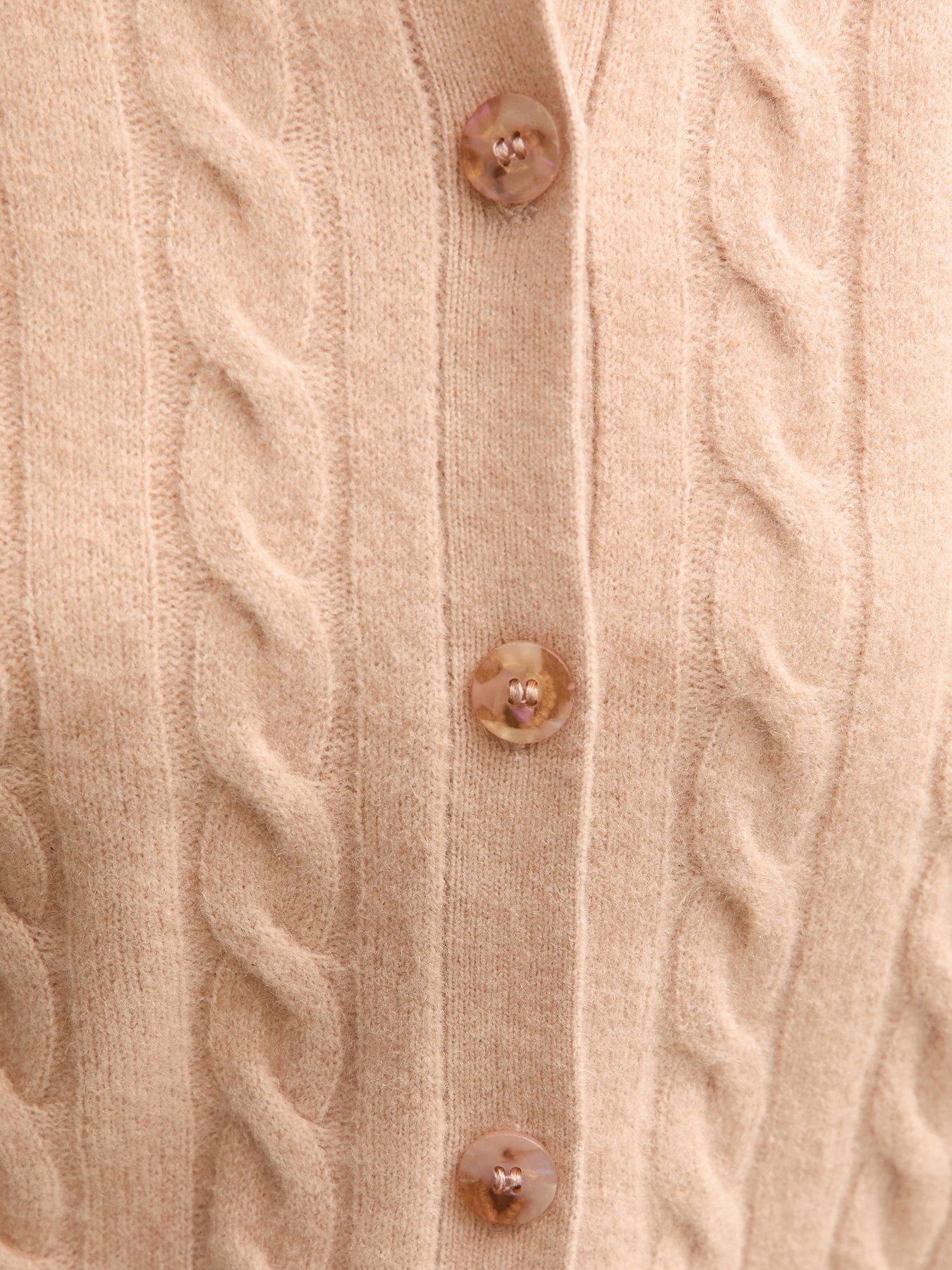 New Look Cable Knit Cardigan - Light Pink | Very