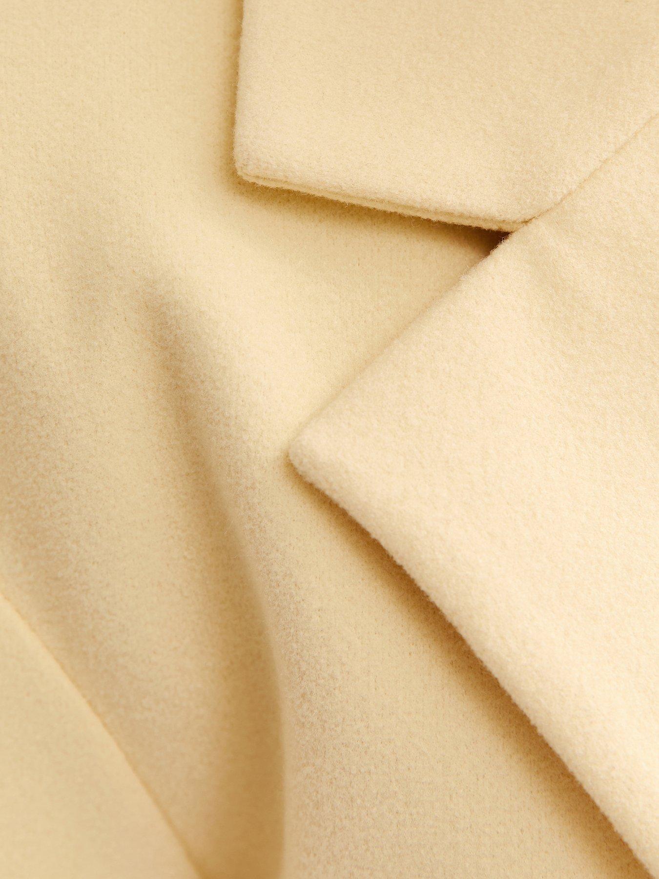 New Look Open Front Longline Coat - Light Yellow | Very