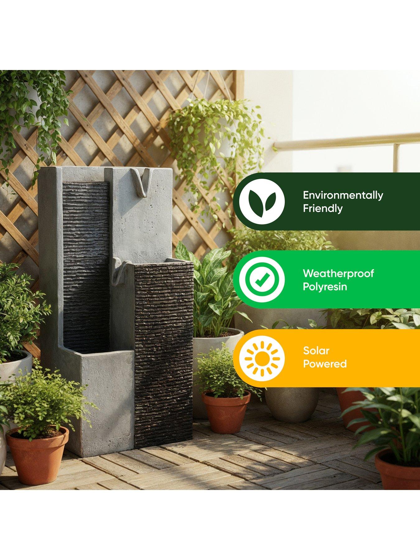 Streetwize Trickle Solar Powered Water Fountain | Very