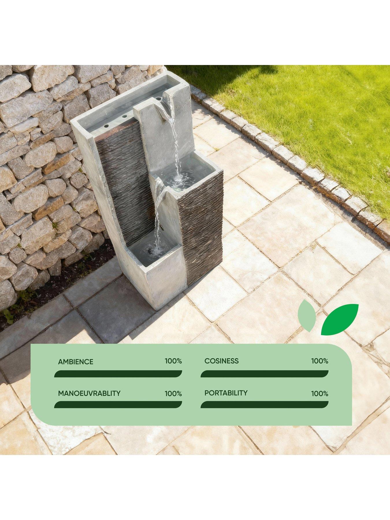Streetwize Trickle Solar Powered Water Fountain | Very