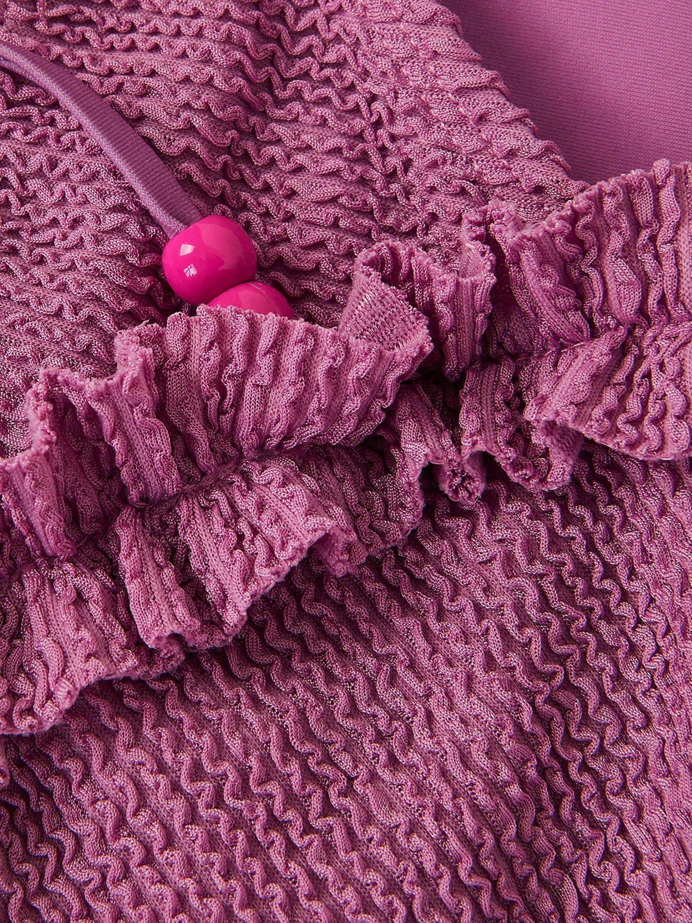 Monsoon Girls Plain Texture Bikini - Light Purple | Very