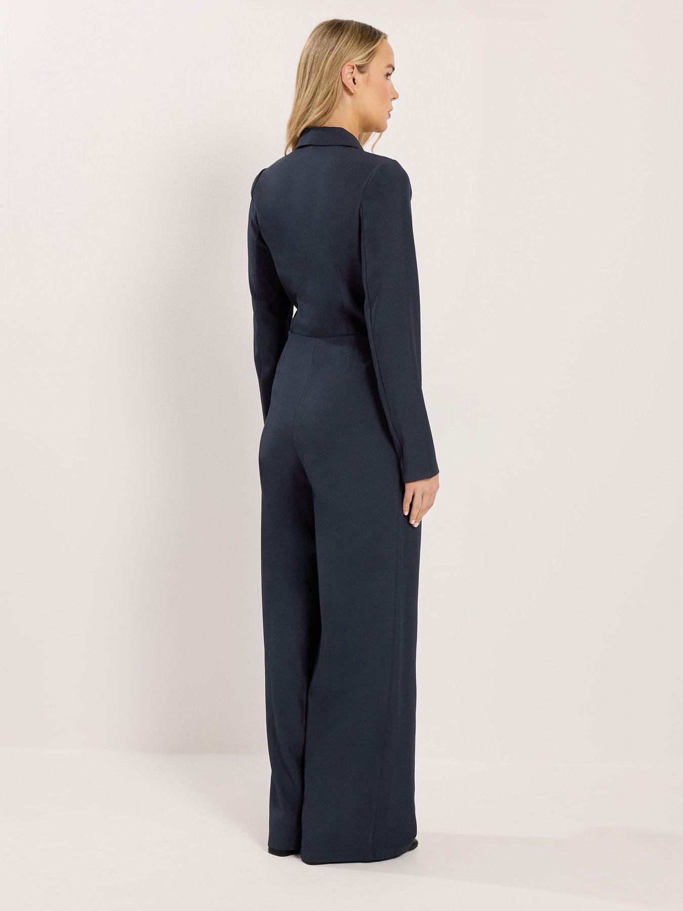 Long Tall Sally Tall Long Sleeve Collar Jumpsuit | Very