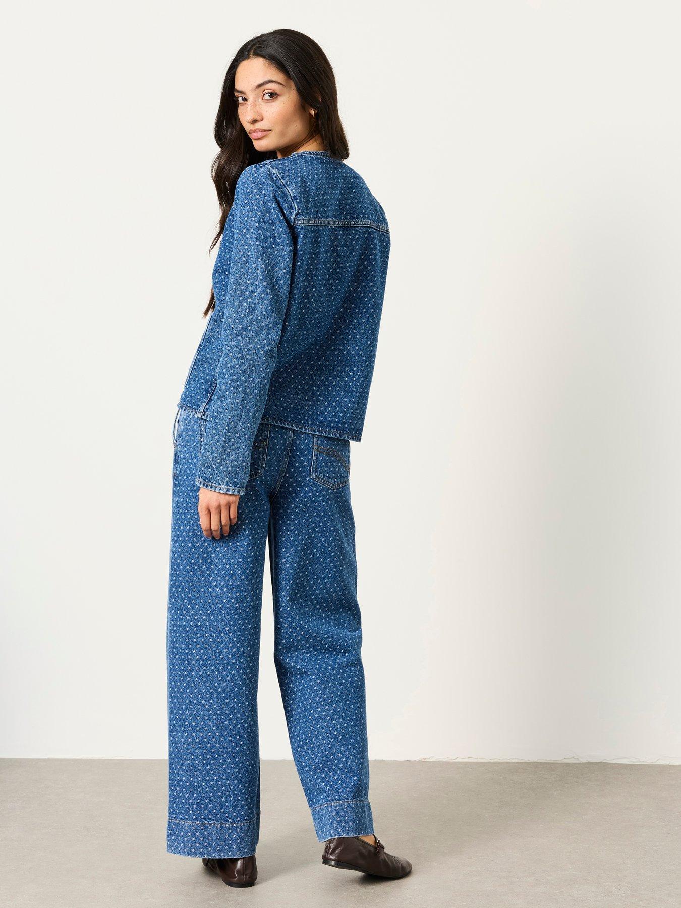 FatFace Maeve Denim Jacket - Blue | Very