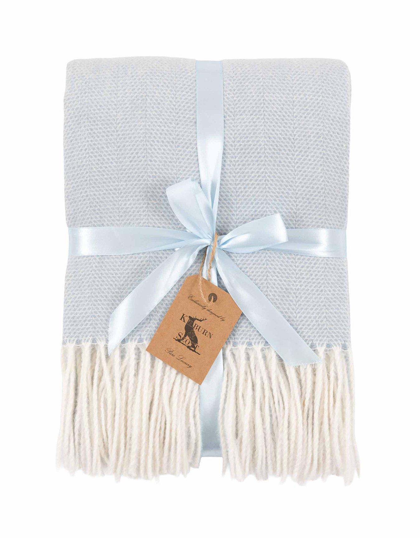Gallery Direct Faux Cashmere Herringbone Throw | Very