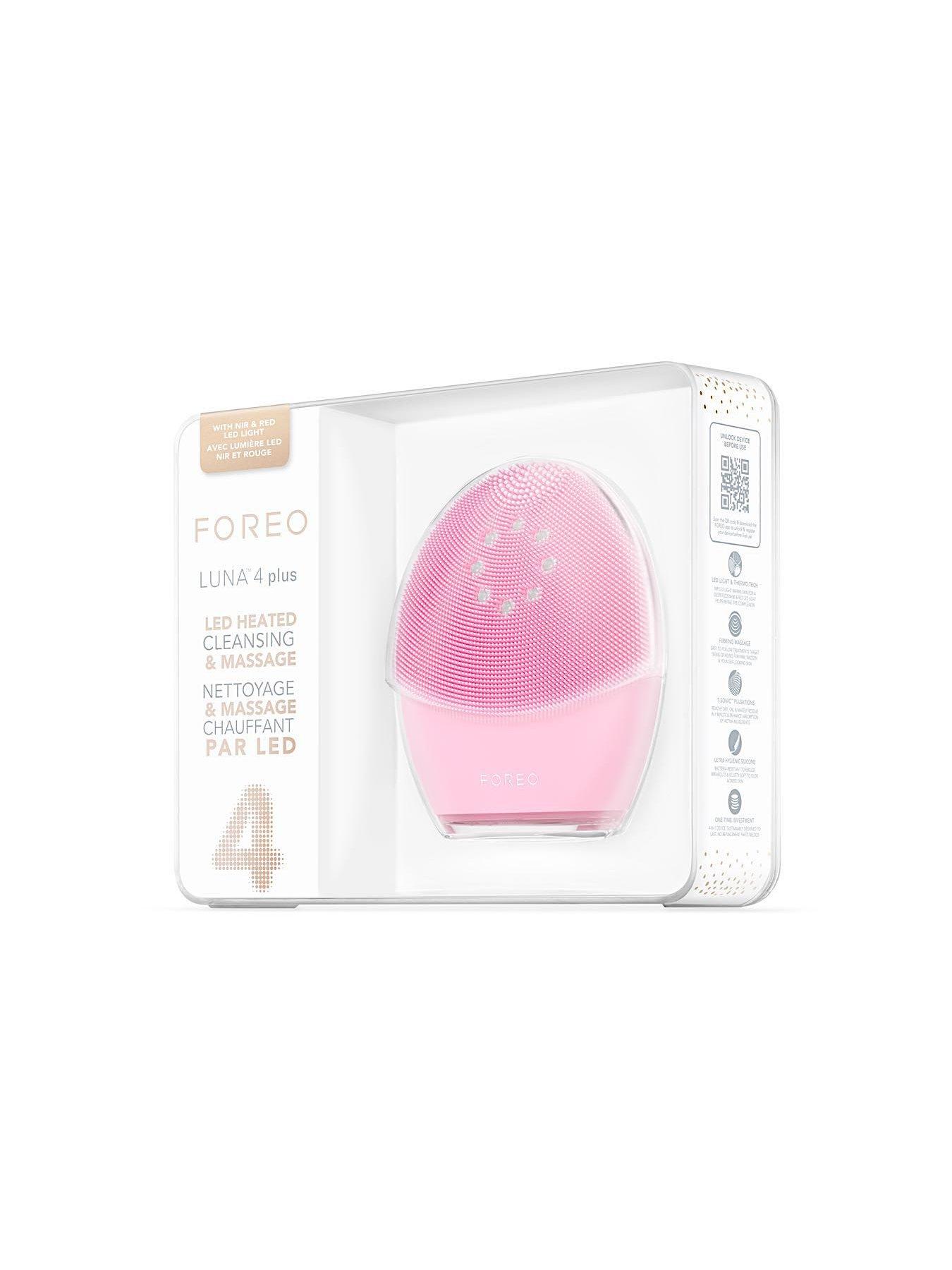 FOREO LUNA 4 Plus Facial Cleansing Device - Microcurrent & Red Light ...