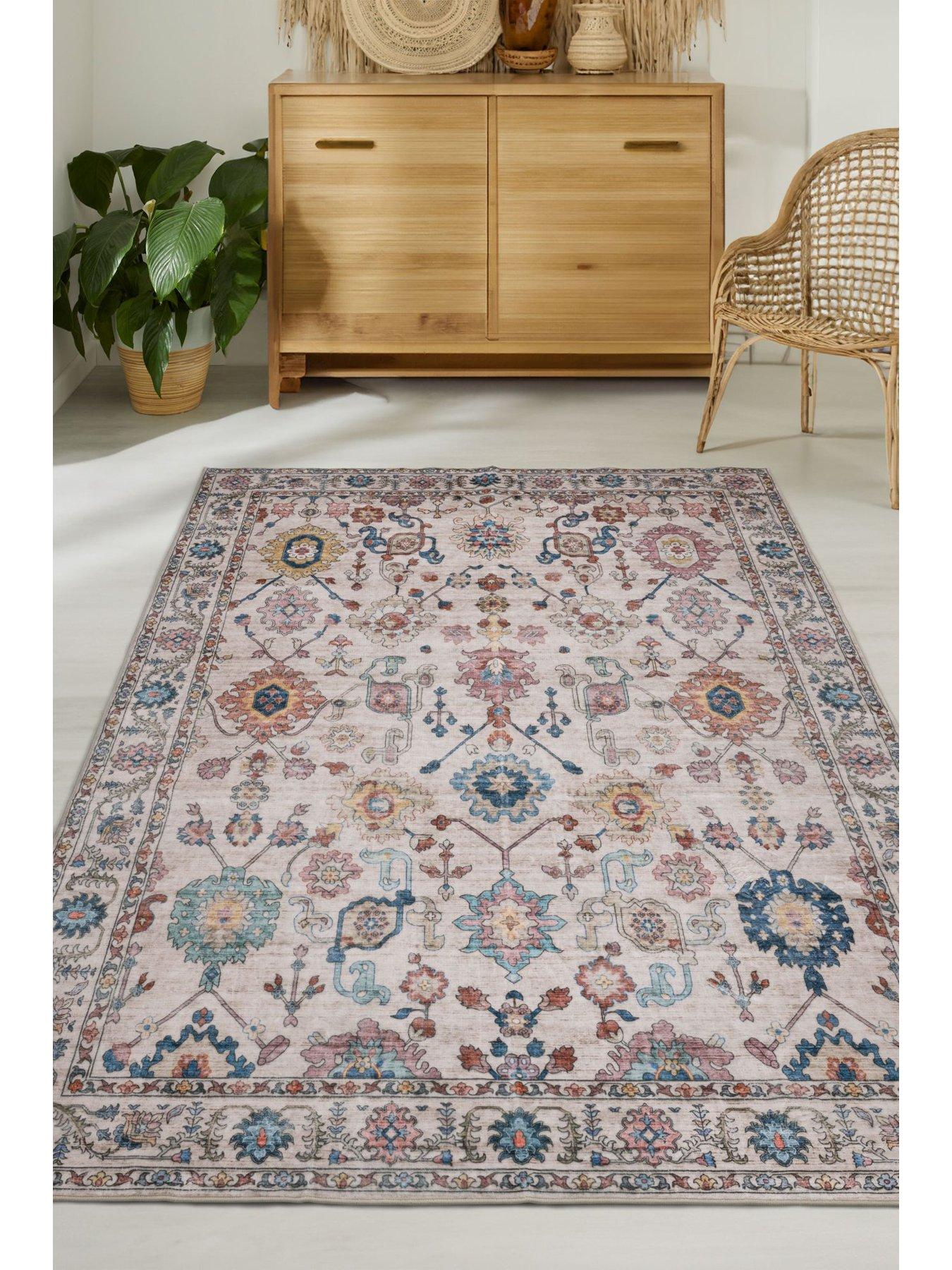 The Very Collection Washable Roma Traditional Rug | Very
