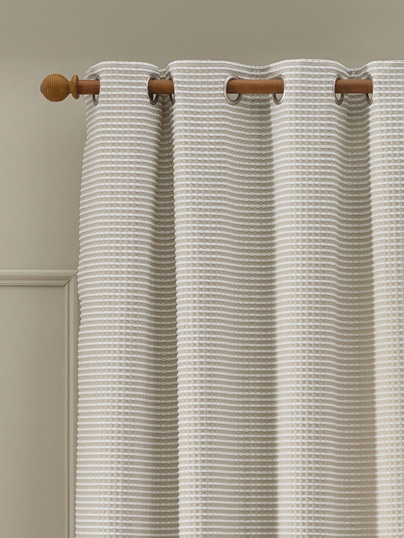 Catherine Lansfield Stab Stitch Curtains | Very