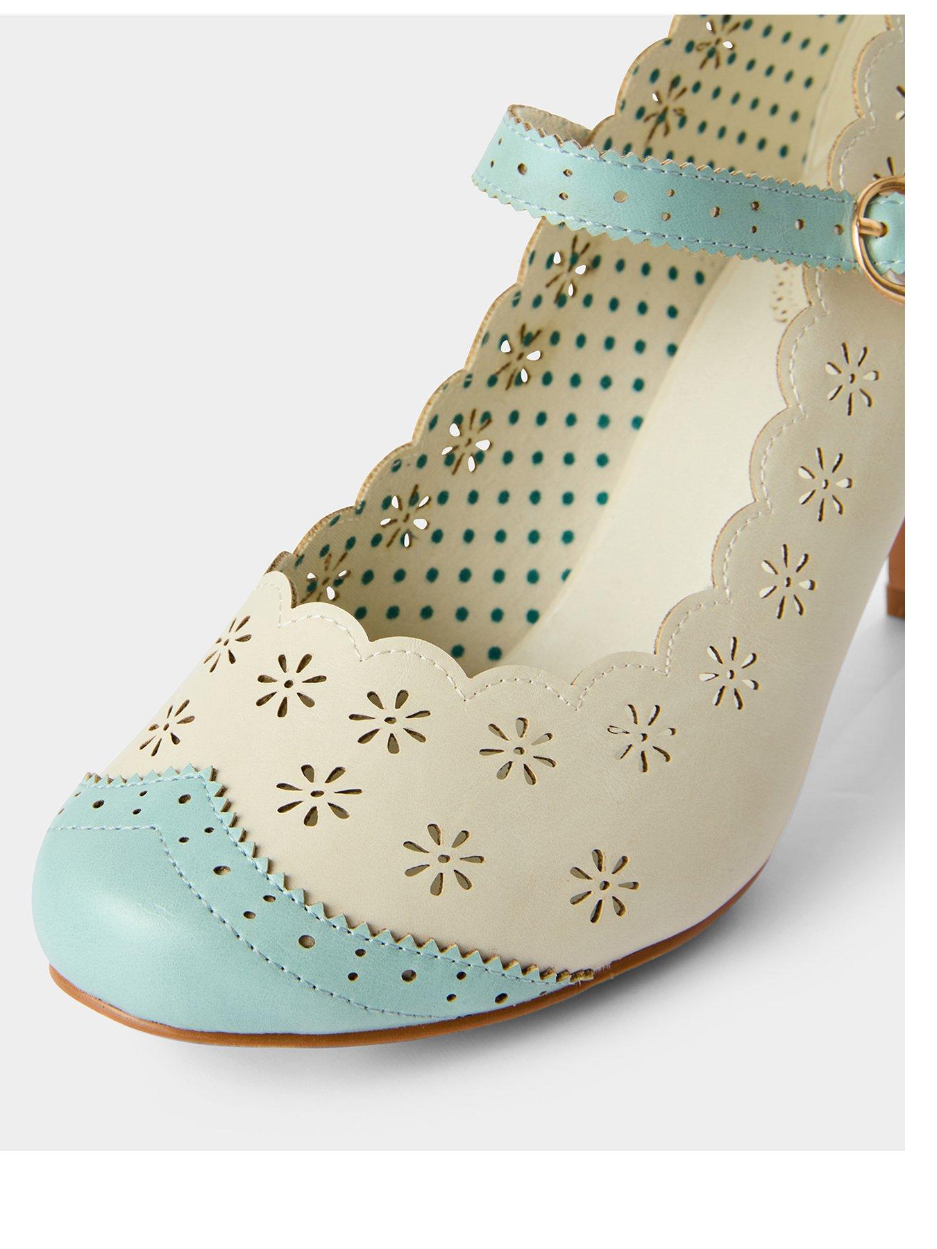 Joe Browns Flora Pretty Mary Jane Shoes - Cream | Very