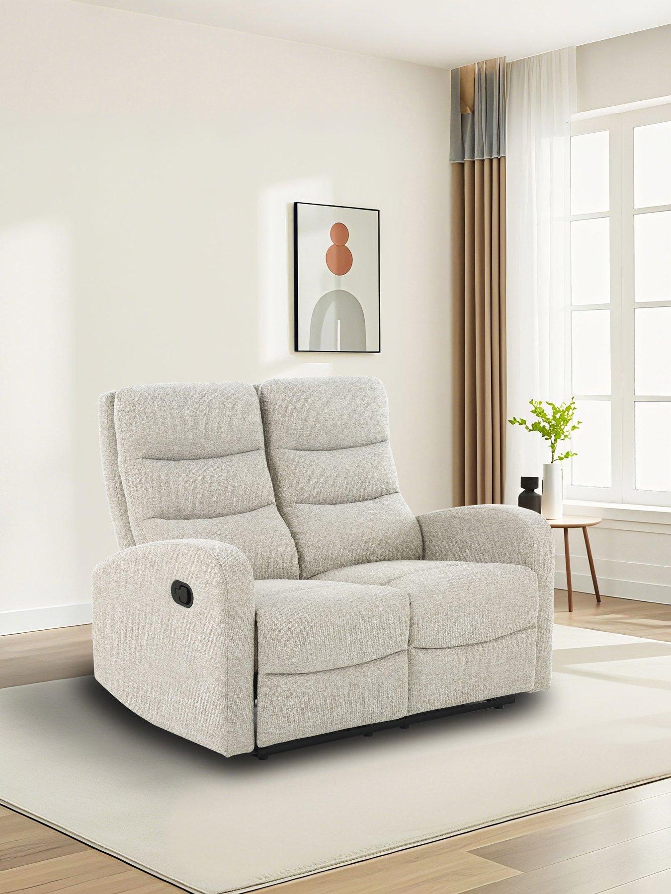 Dorel Home Rena Fabric 2 Seater Manual Recliner | Very