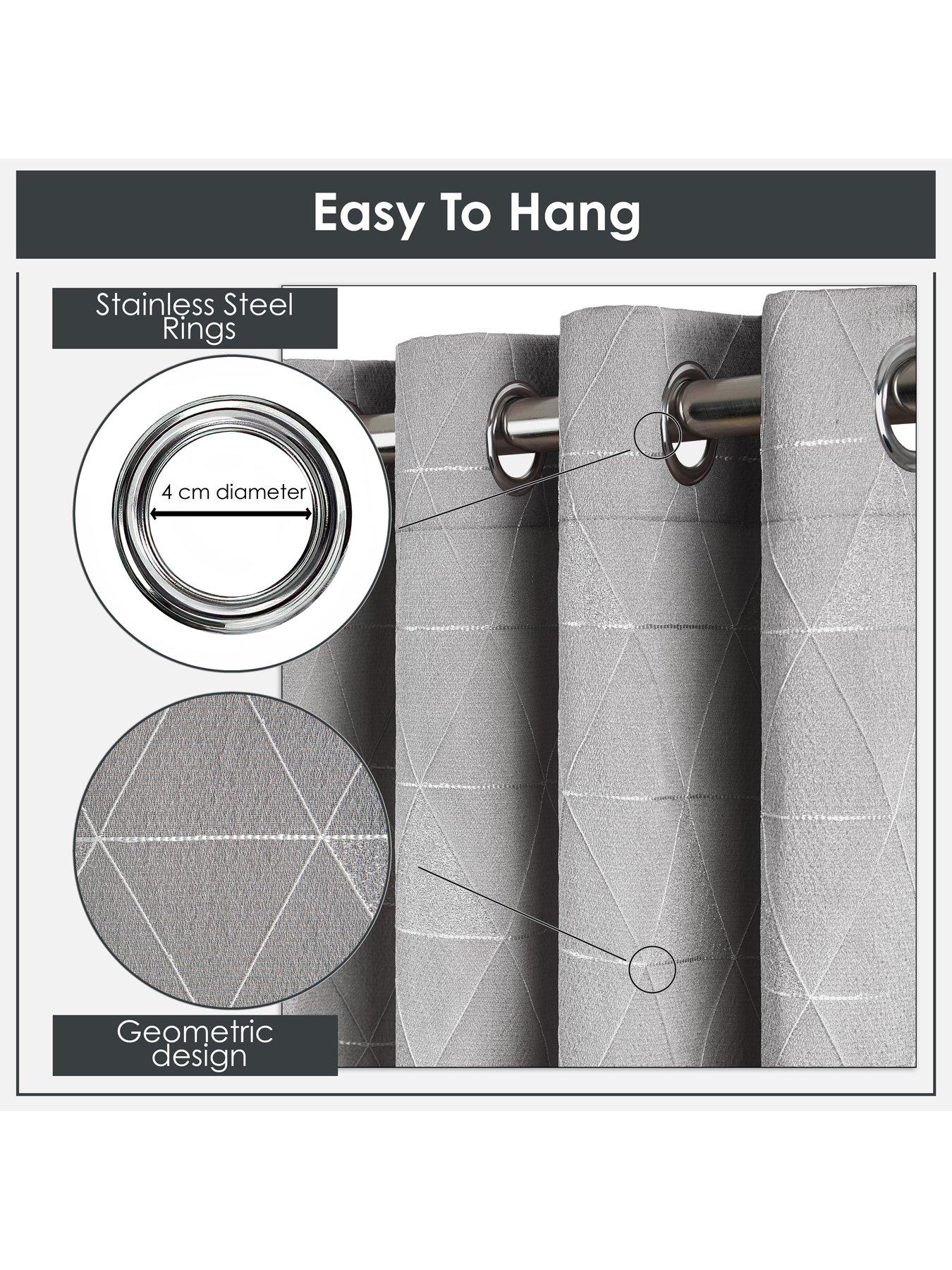 The Very Collection Aria Lightweight Jacquard 66x54 Eyelet | Very