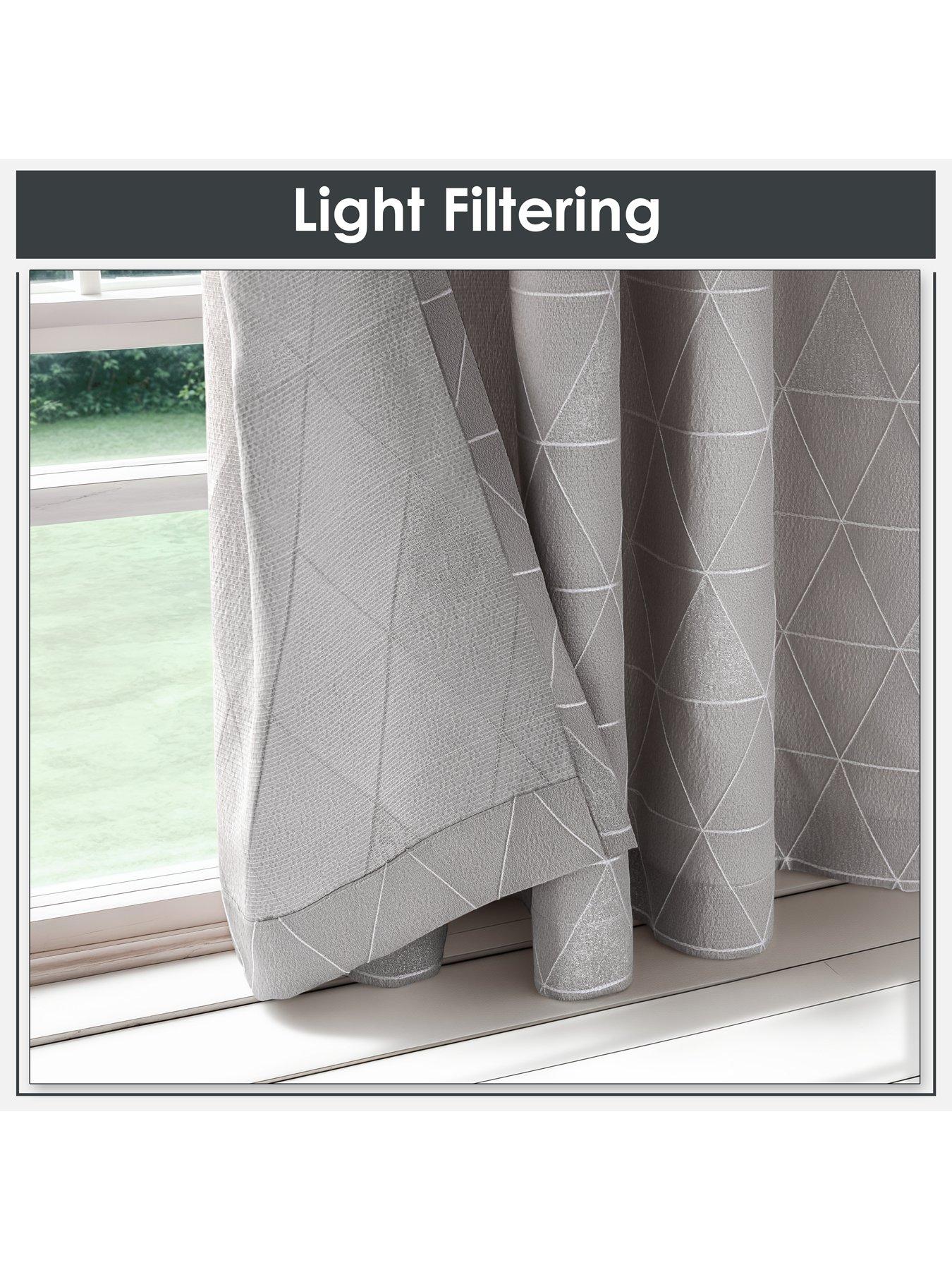 The Very Collection Aria Lightweight Jacquard 66x54 Eyelet | Very