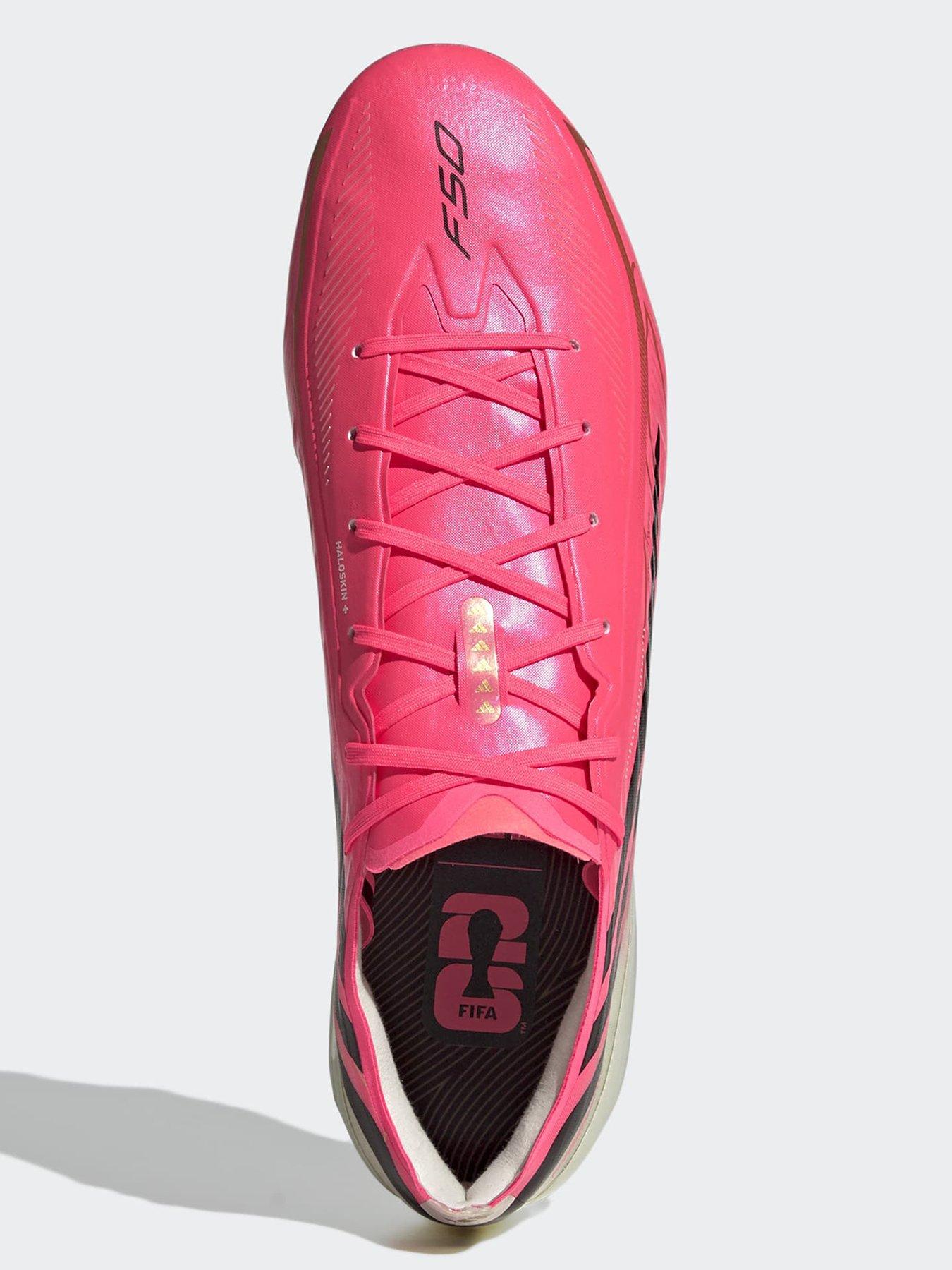 adidas Mens F50 Hyperfast Pro Firm Ground Football Boots - Pink | Very