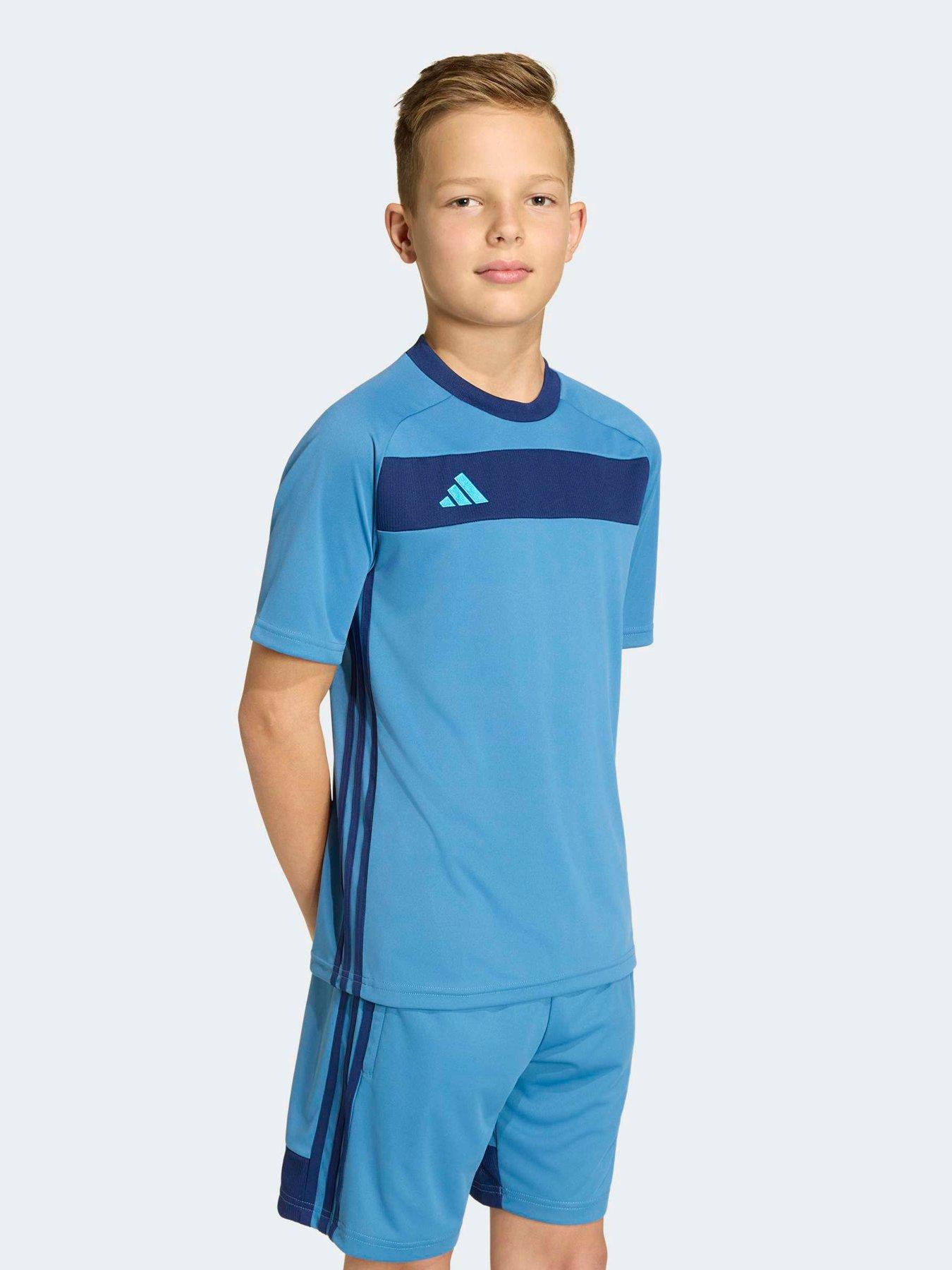 adidas Junior Tiro Football Training Jersey - Blue | Very