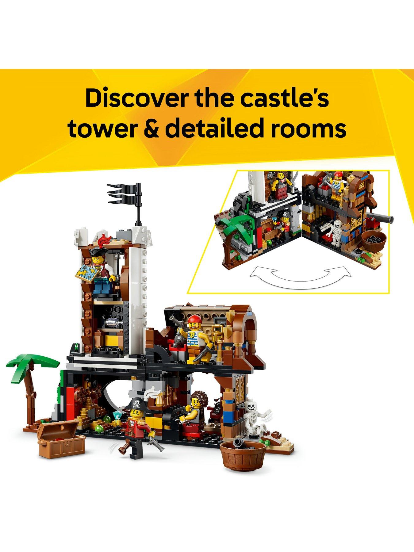 LEGO Creator 3 in 1 Iconic Pirate Ship Toy 31387 | Very