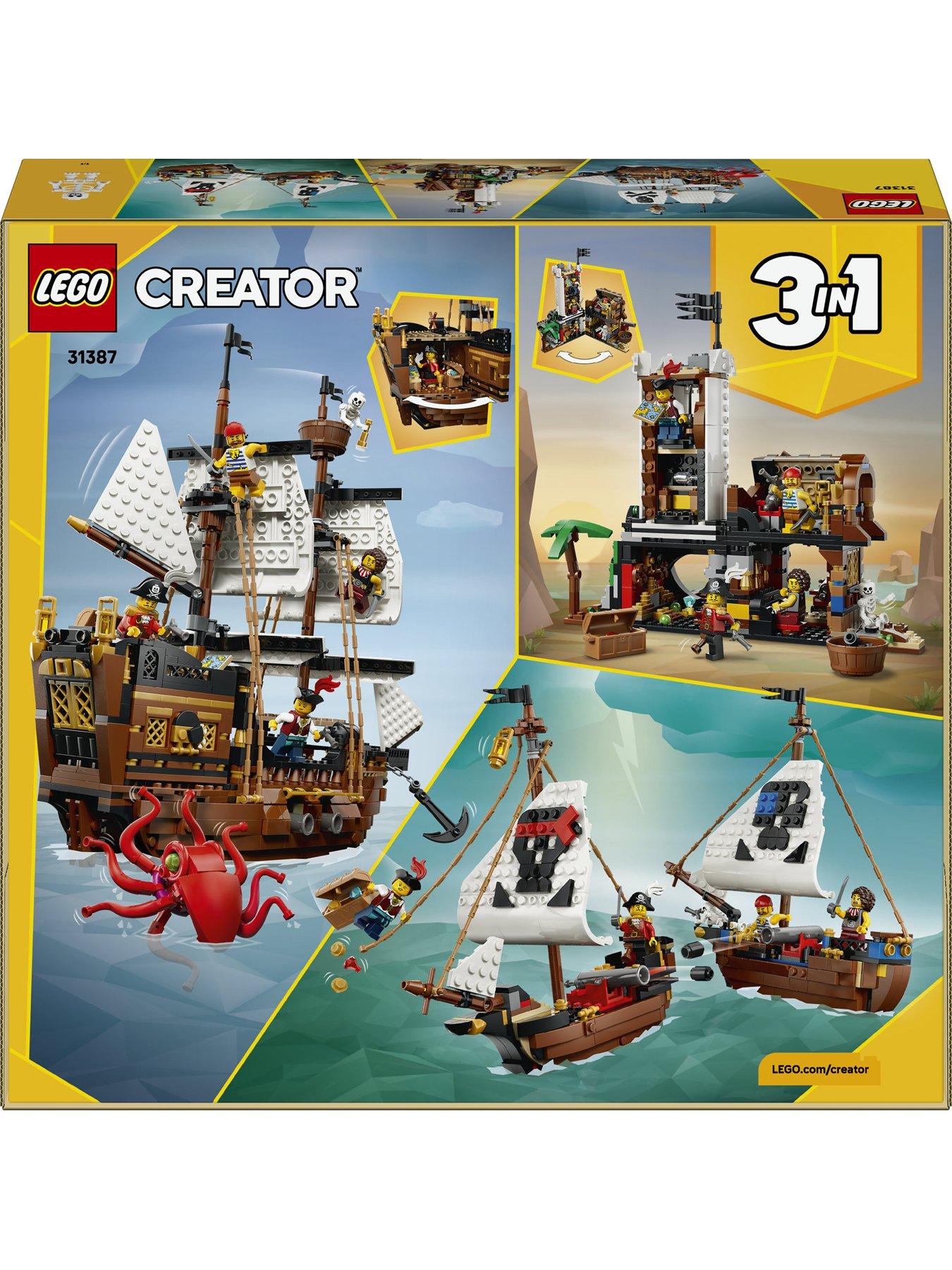 LEGO Creator 3 in 1 Iconic Pirate Ship 31387 | Very