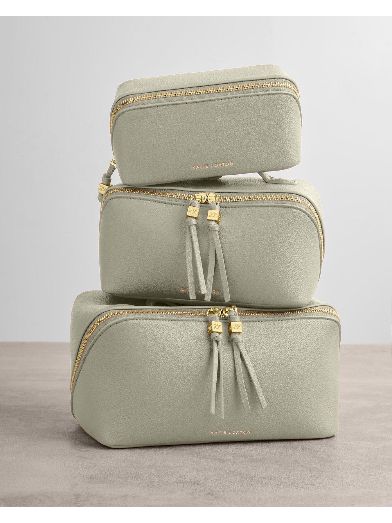 Katie Loxton Fold-out Green Mist Mirror Make Up Bag | Very