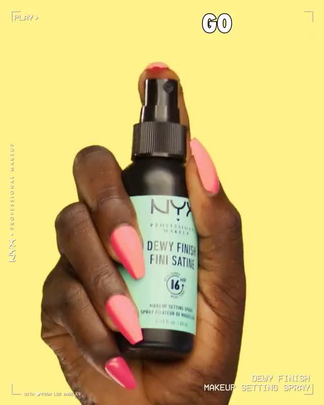 NYX PROFESSIONAL MAKEUP Make Up Setting Spray - Dewy Finish/Long ...