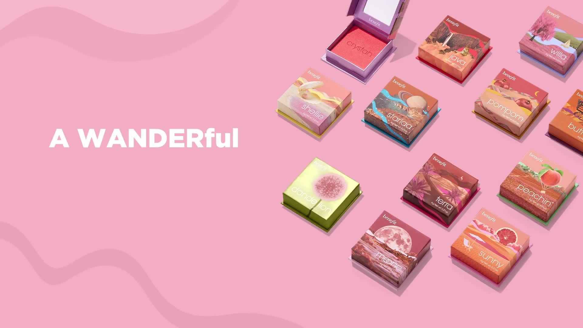 Benefit Wanderful World Blushes Shellie Warm Seashell-Pink Powder ...