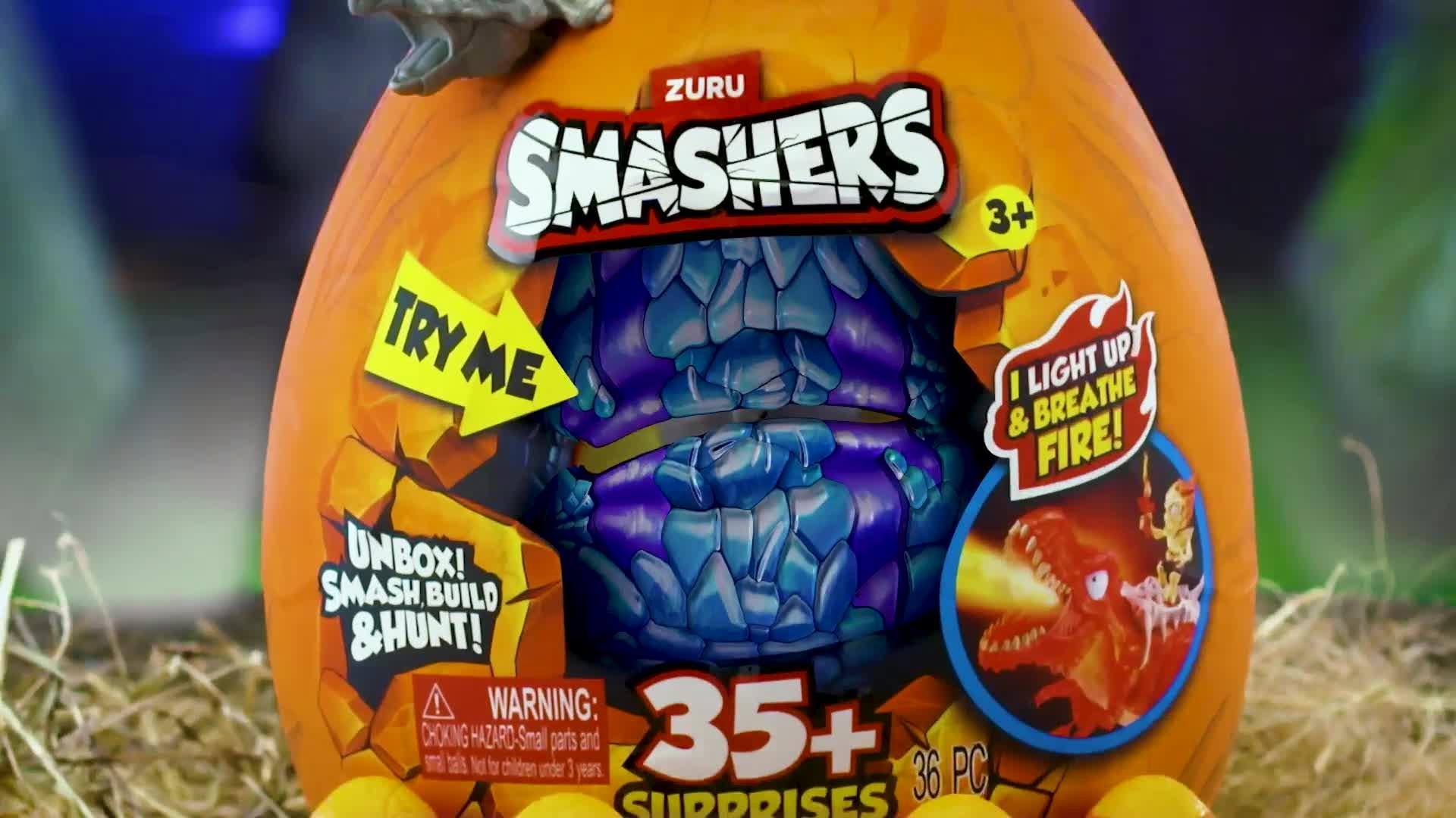 Smashers-dino Egg Hunt - Series 1 - Epic Egg(t-rex 1 Smashers Mini ...